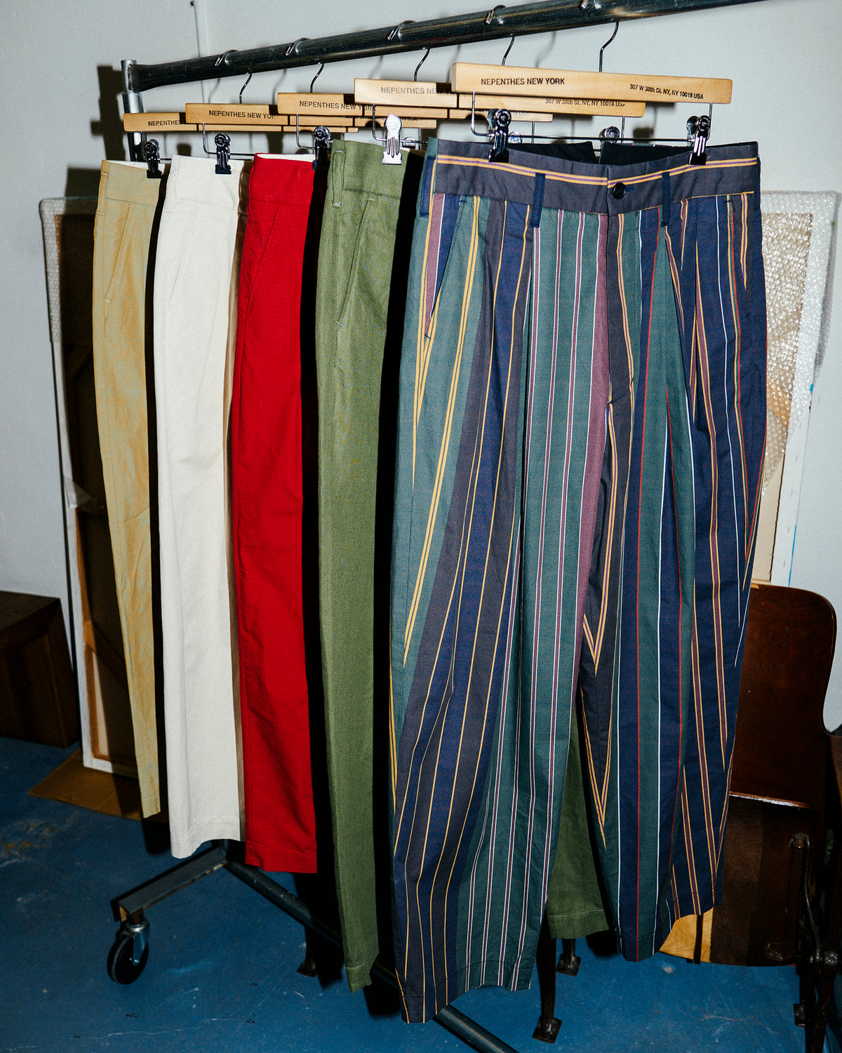 NEPENTHES SPECIAL: Engineered Garments Bontan Pant SS24 | Nepenthes America