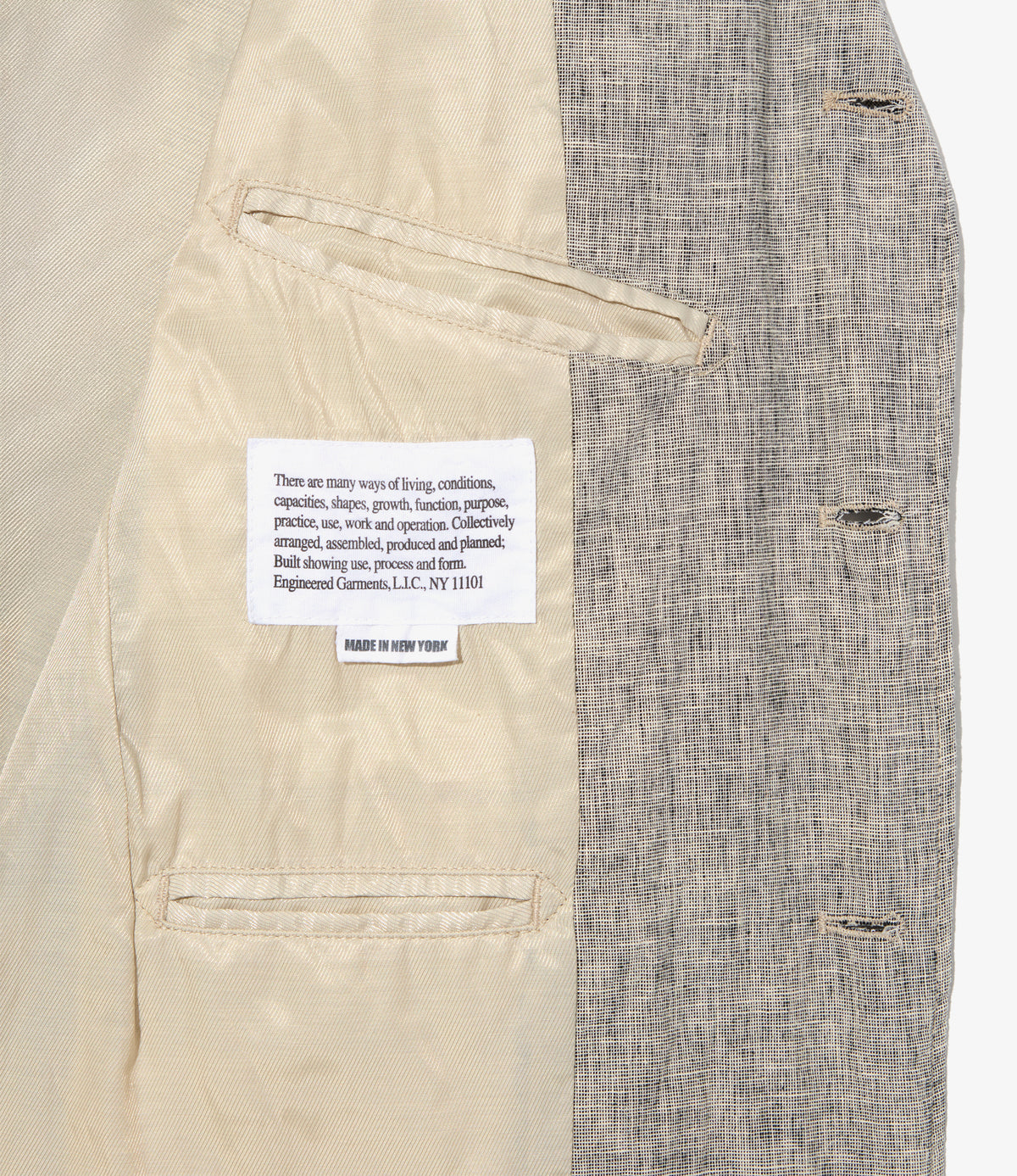 Engineered Garments - Andover Jacket - H. Grey CL Melange | Nepenthes ...