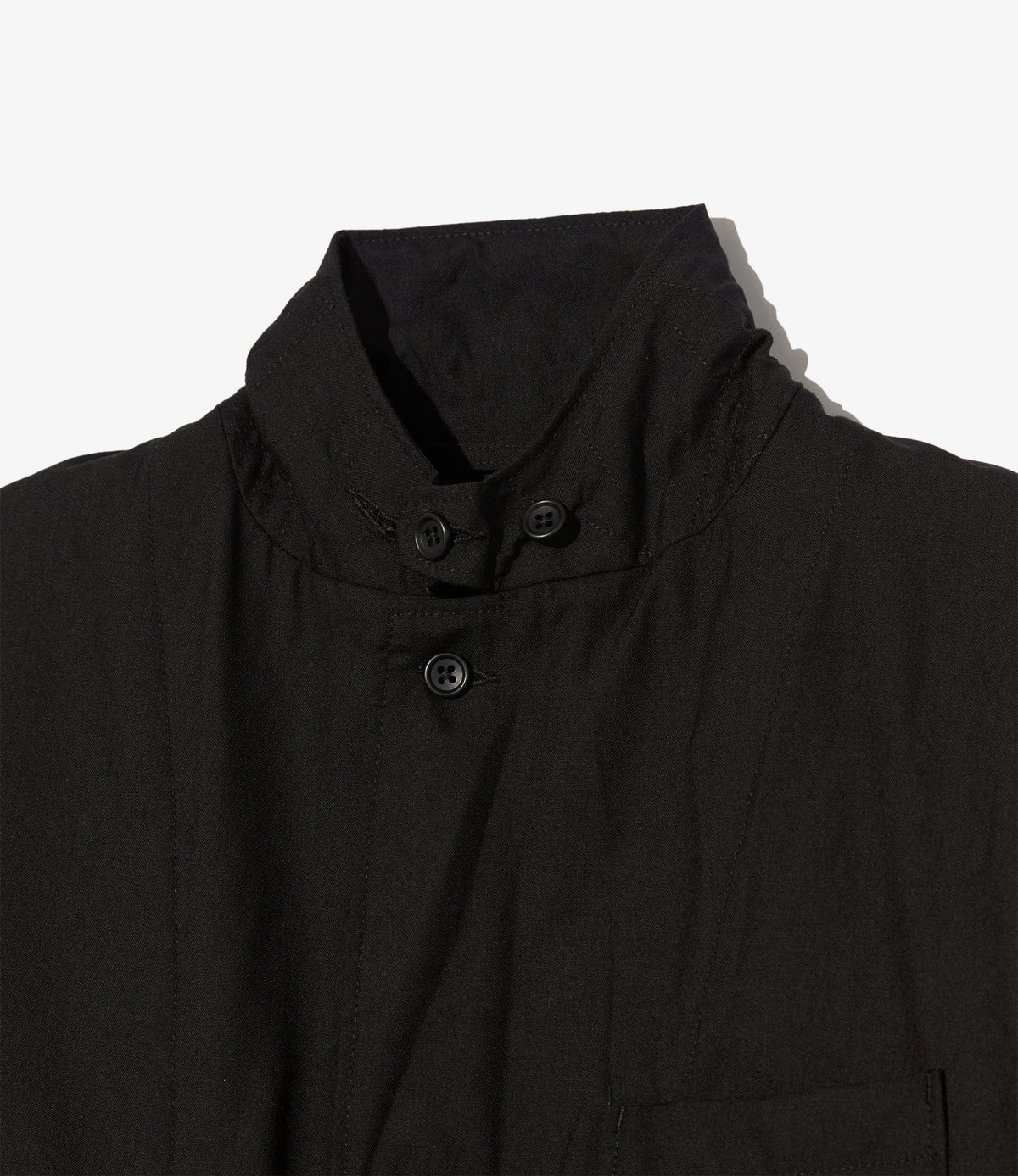 Engineered Garments - Loiter Jacket - Black Tropical Wool | Nepenthes ...