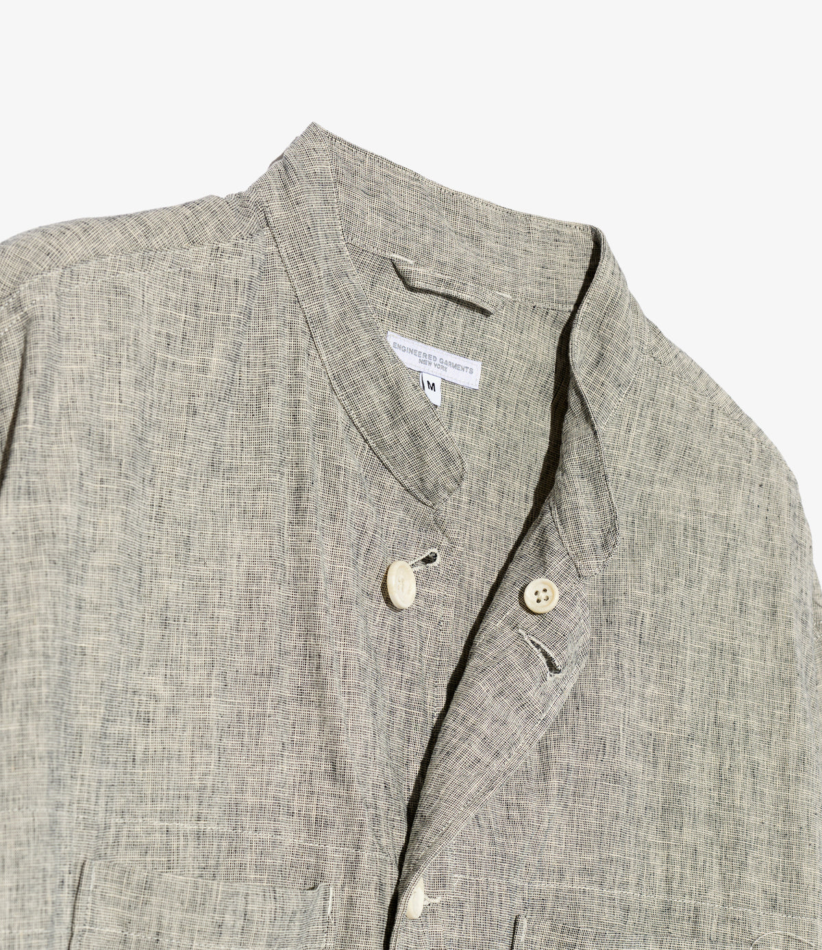 Engineered Garments - Dayton Long Shirt - H. Grey CL Melange ...