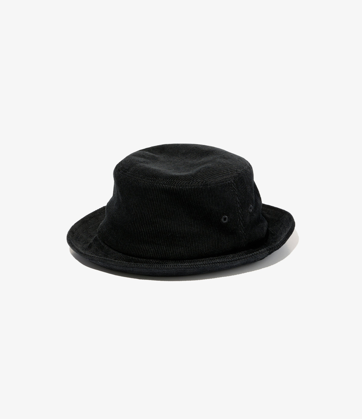 Engineered Garments - Porkpie Hat - Black 14W Corduroy | Nepenthes America