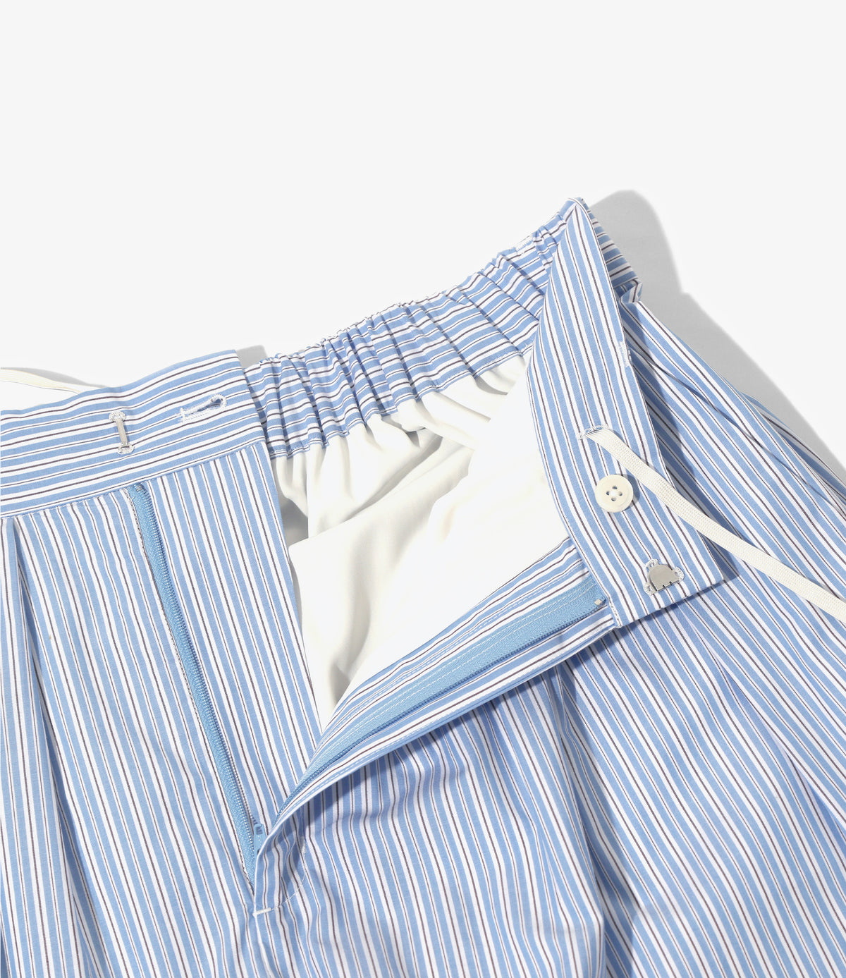 Rhodolirion - Women's Tack Balloon Pant - Blue - Stripe | Nepenthes America