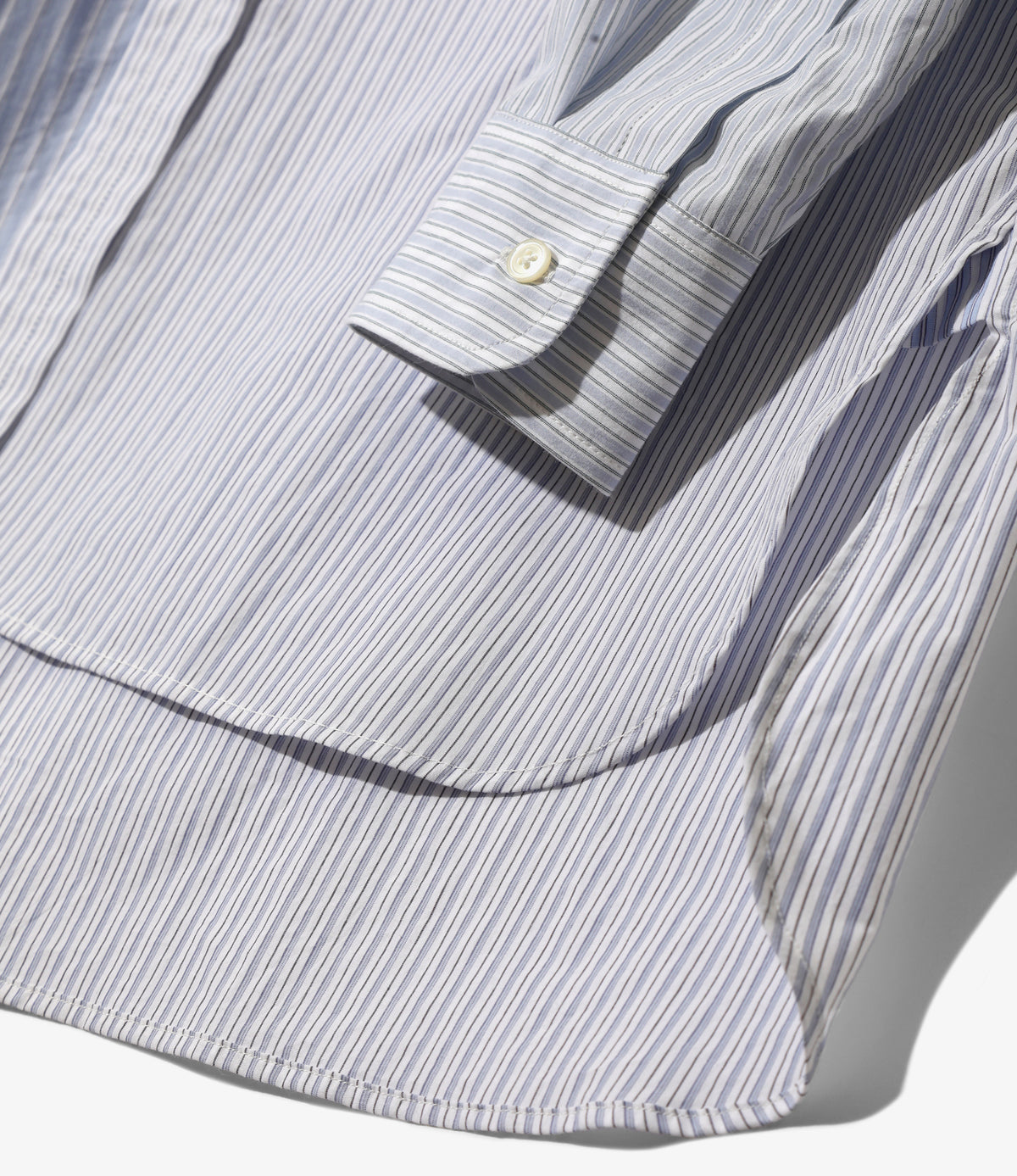 Needles - Combo Tab Collar Shirt - Combo - Cotton Typewriter Stripe ...